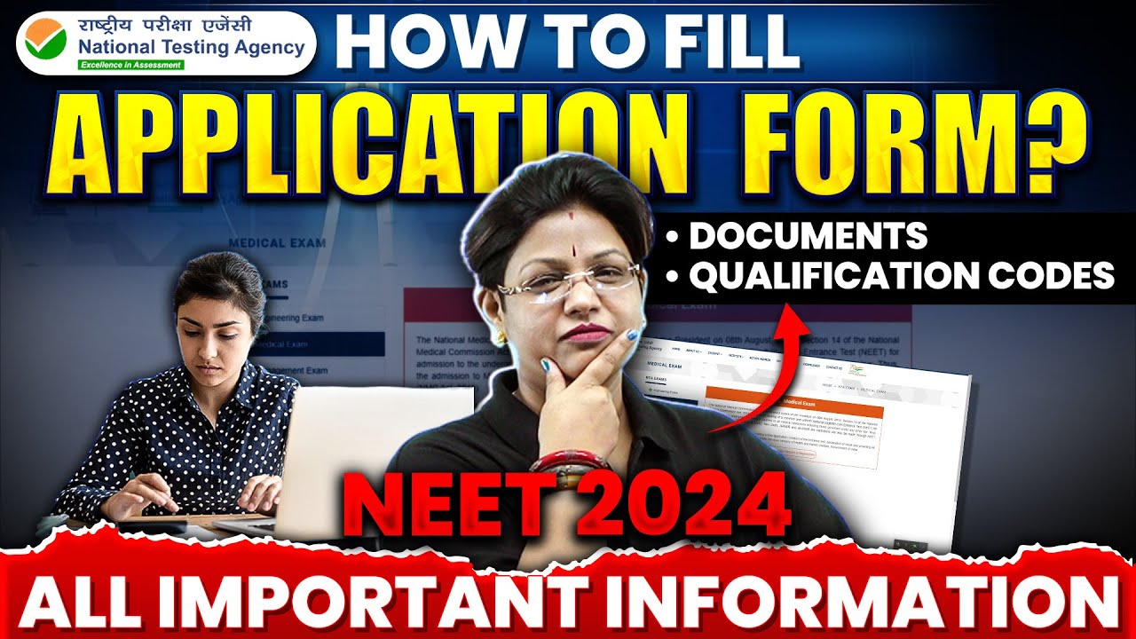 NTA Latest Update #NEET2024 🚨 | How to Fill NEET Application Form ...