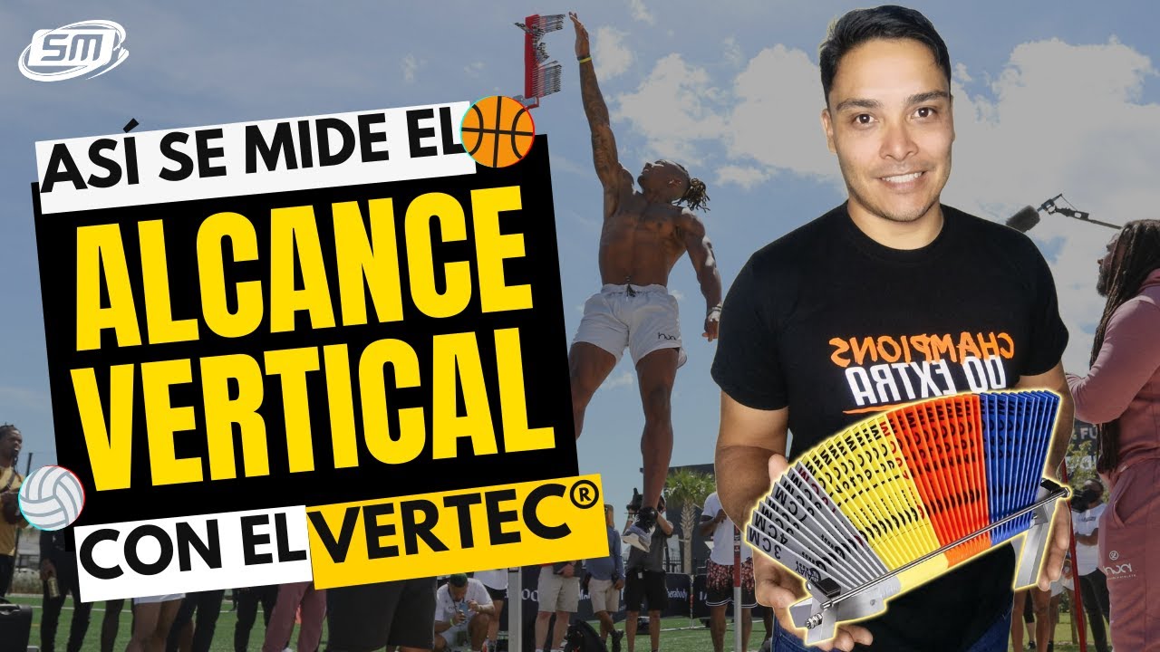Así se mide el alcance en SALTO VERTICAL con un VERTEC🦘 - YouTube
