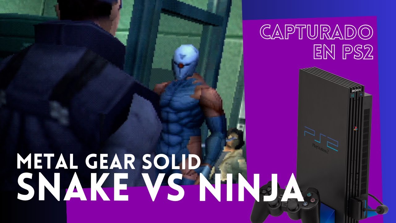 SOLID SNAKE VS CYBORG NINJA - PS2 - YouTube