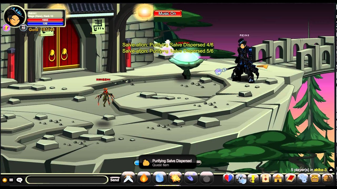 AQW Chinese New Year 2014 FULL Walkthrough! /join Akiba - Jingshen ...