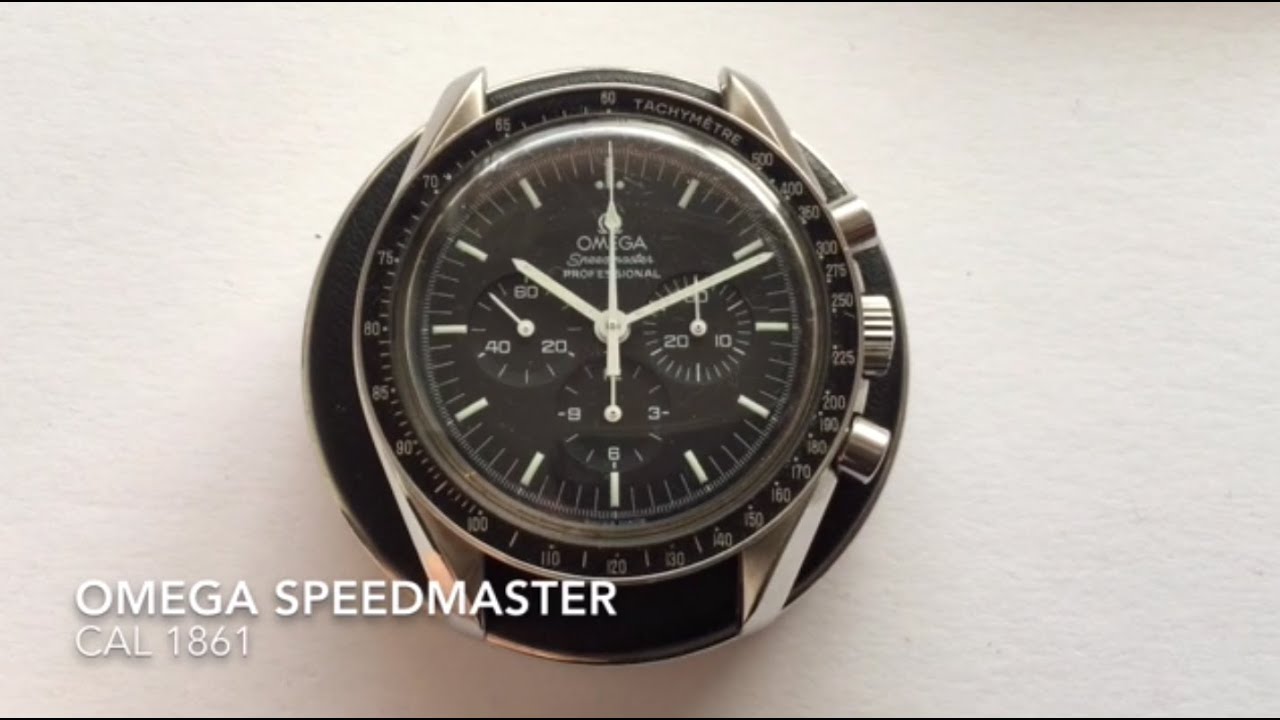 Omega speedmaster cal 1861 - YouTube