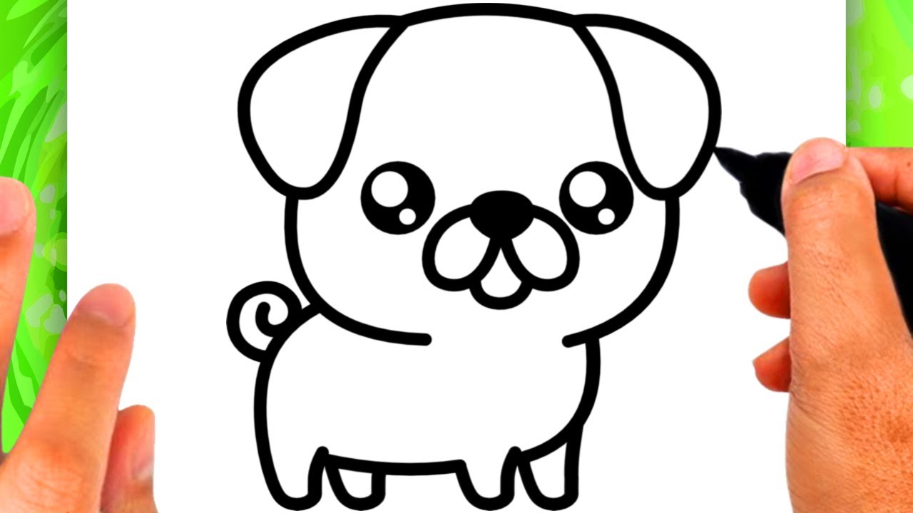 COMO DESENHAR UM CACHORRO PASSO A PASSO (Desenho Fácil Para Desenhar ...