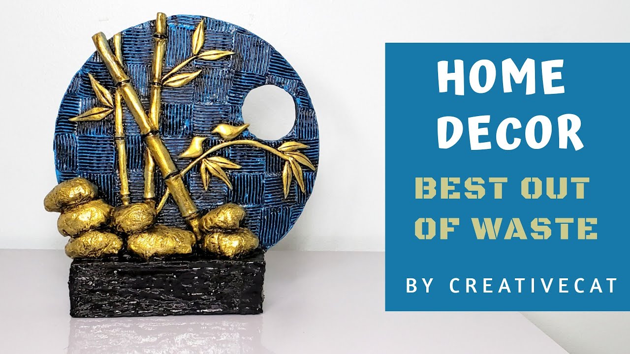 Home Decor/Best out of waste/Upcycling/art and craft/Clay Mural - YouTube