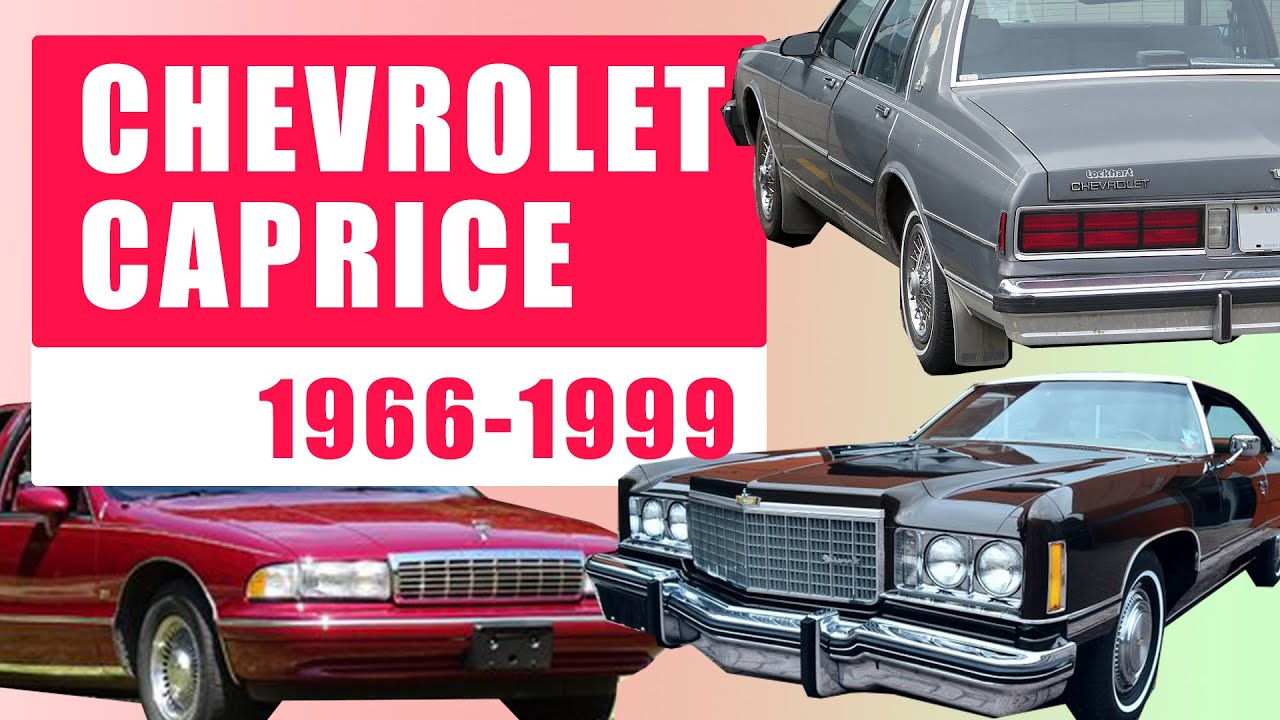 6 generations of Chevrolet Caprice. What title was this car brand ...