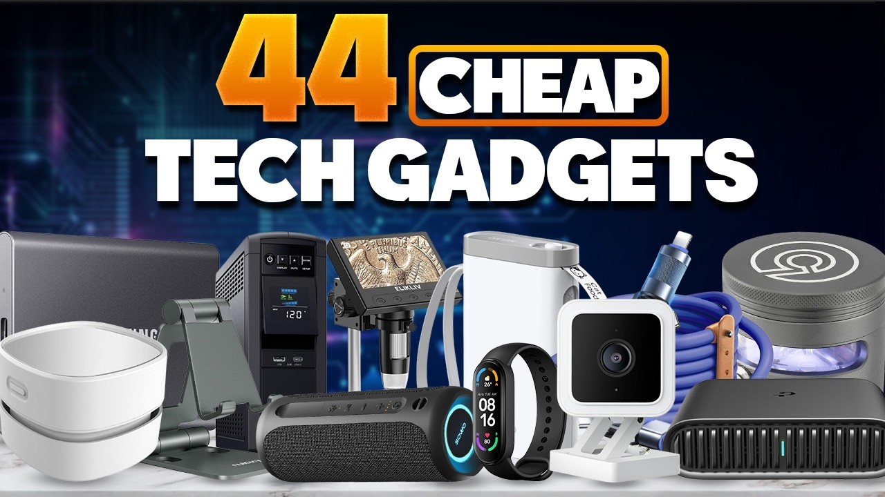 44 CHEAP Tech Gadgets on Amazon That YOU NEED TO SEE! - YouTube