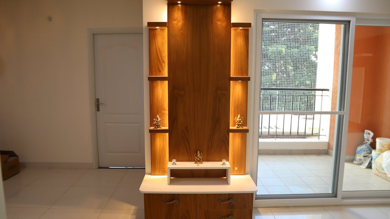 Simple Pooja Unit Design Ideas for Appartment’s and Flats - YouTube