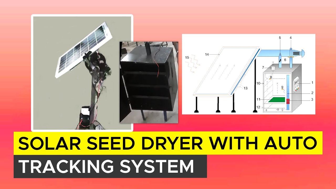 Solar Seed Dryer With Auto Tracking System - YouTube