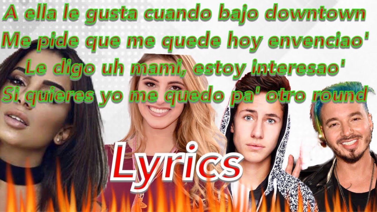 Anitta & J Balvin - Downtown ( Official Lyric Video) ft. Lele pons ...