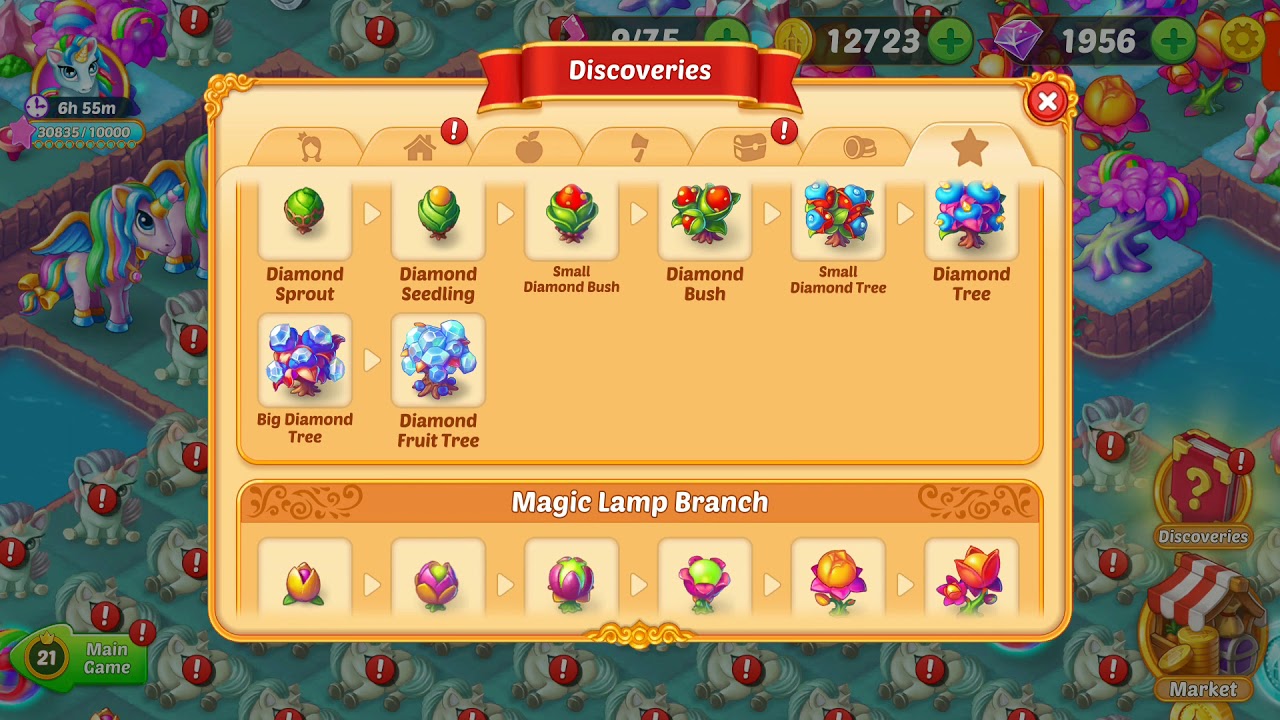 Ever Merge Game Unicorn Rush Event Clear all fog & discovered all ...