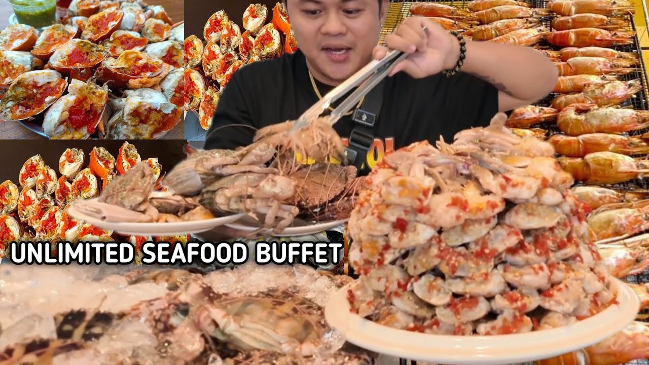 UNLIMITED SEAFOOD BUFFET | SEAFOOD OVERLOAD | THAI FOOD | TOL BULOY ...