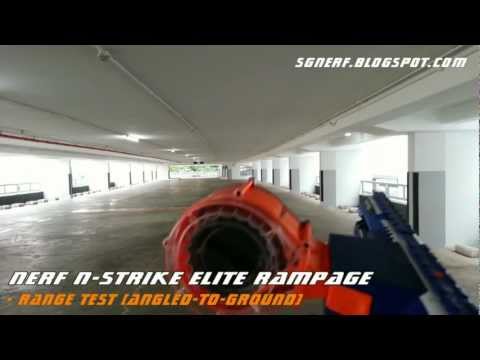 Nerf N-Strike Elite Rampage - Demo & Range Test