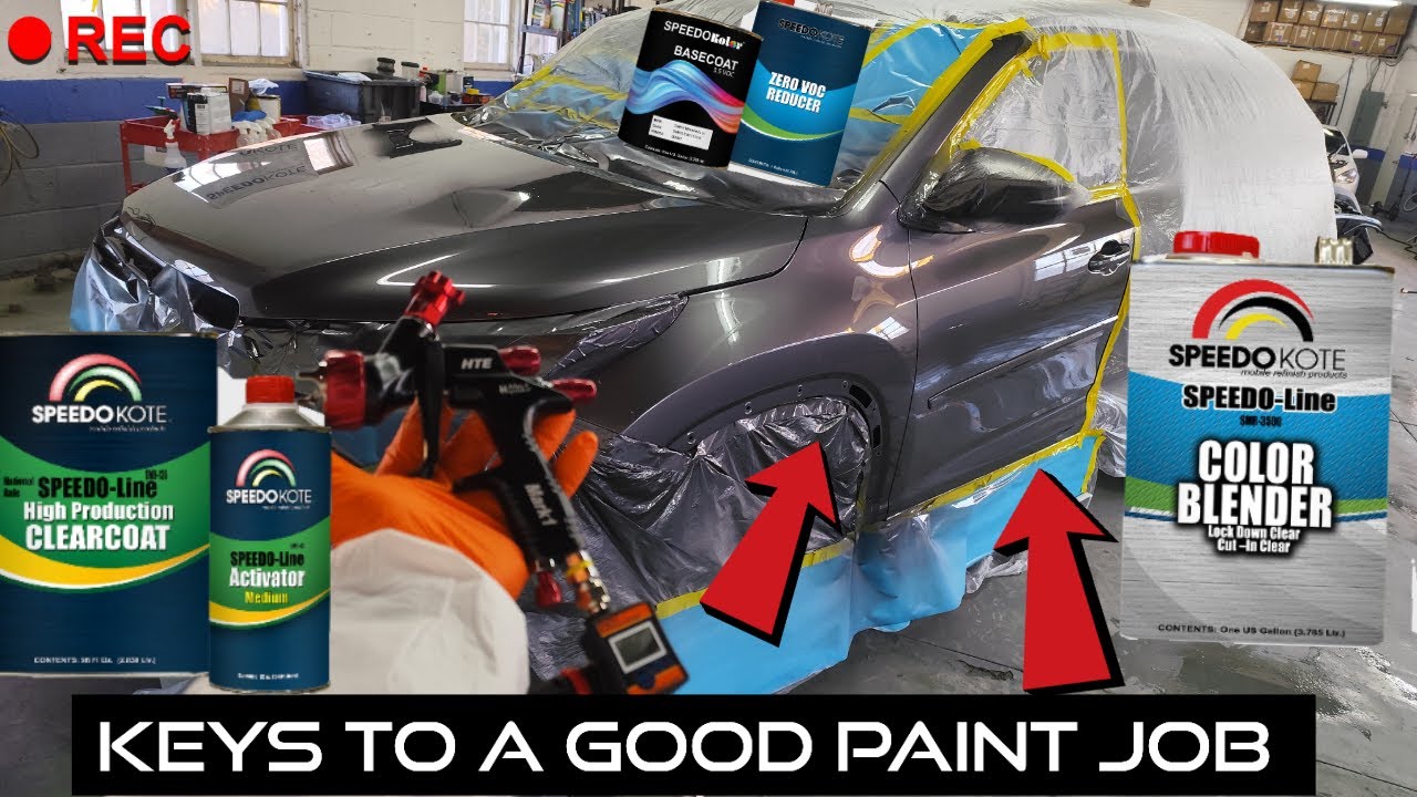 Key pointers to painting your car at home using fast dry clear coat ...
