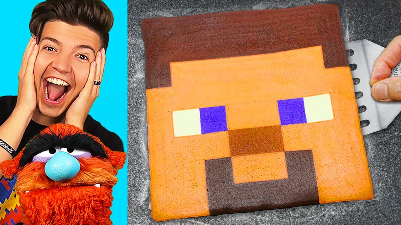CREATIVE DIY MINECRAFT PANCAKE ART! - YouTube