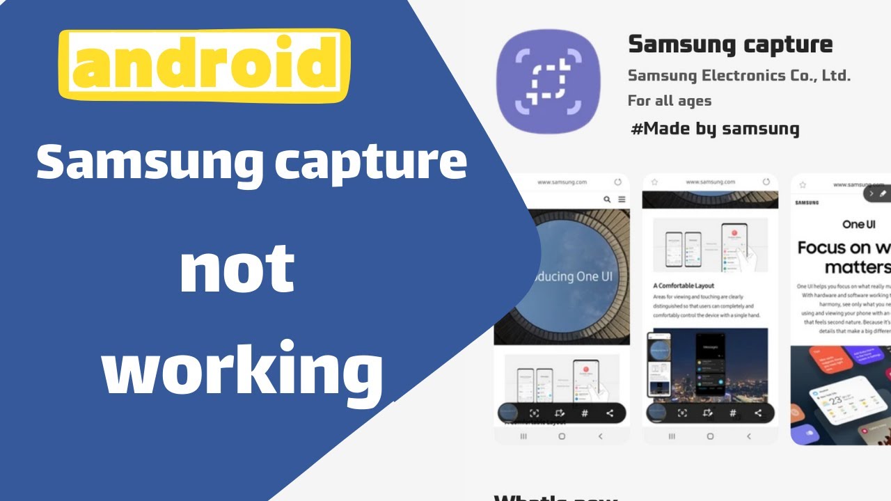 How to Fix Samsung capture not working - YouTube