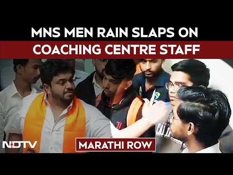 MNS Men Rain Slaps On Coaching Centre Staff For 'Insulting' Marathi