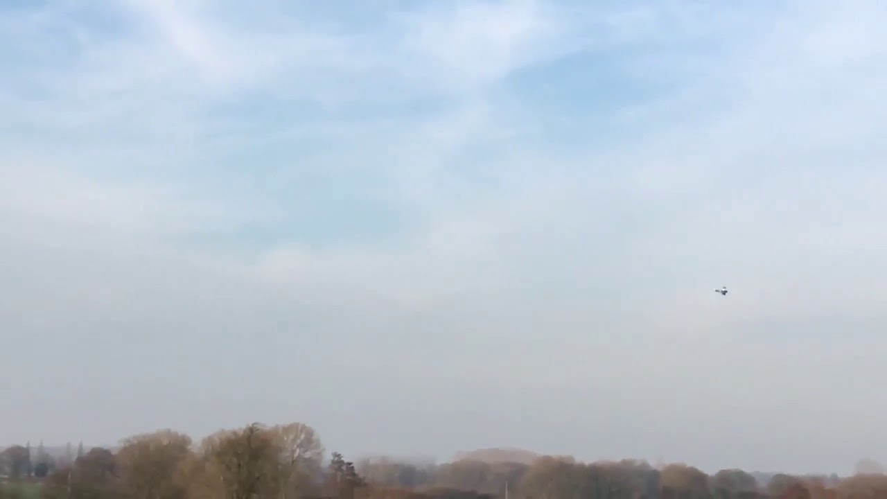 Hanger 9 D7 With Satio 82 Maiden Flight Landing - YouTube