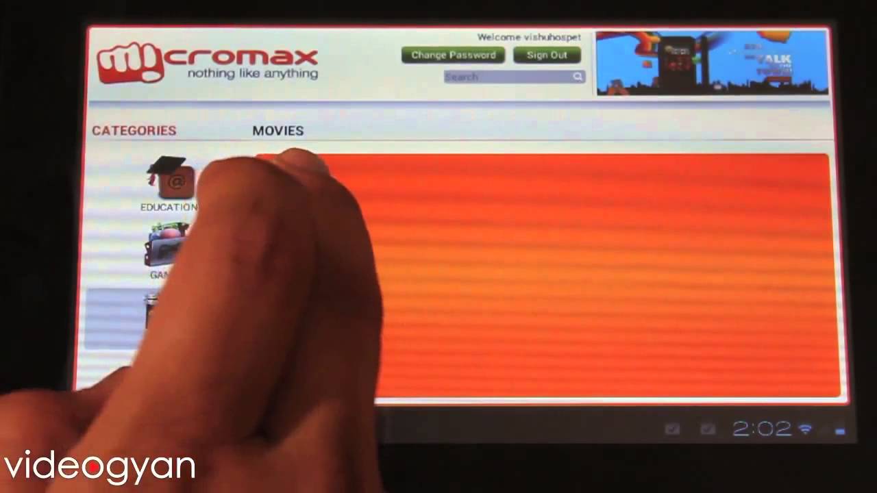 Micromax Funbook mStore Walkthrough - YouTube