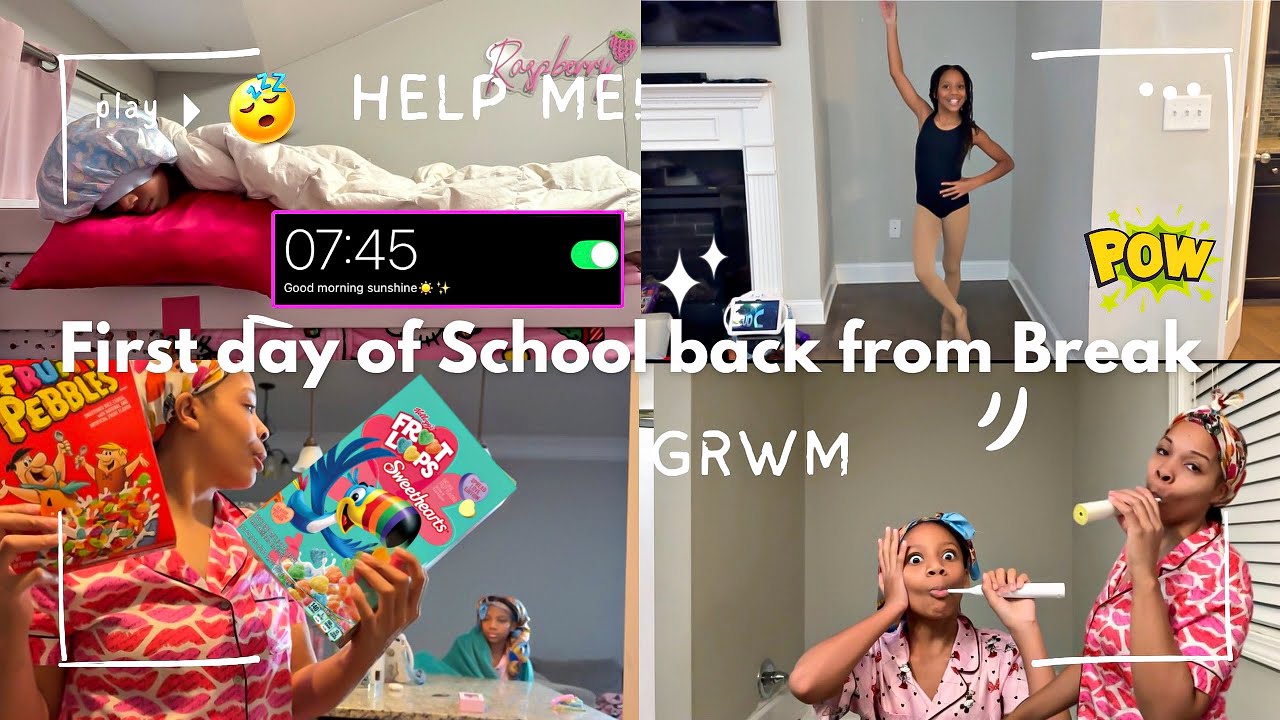 HELP First Day back to School AFTER Winter Break ️😩📓 - YouTube