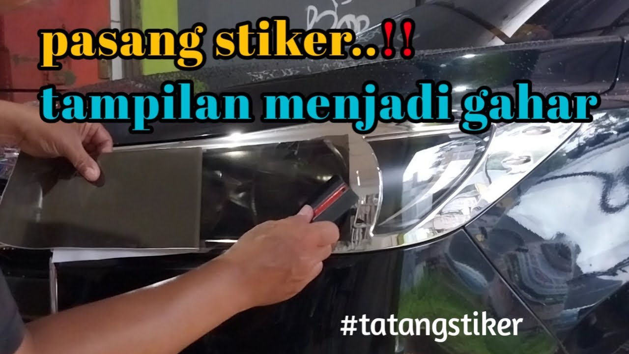 Pasang stiker transparan...!! biar tampilan tambah gahar - YouTube