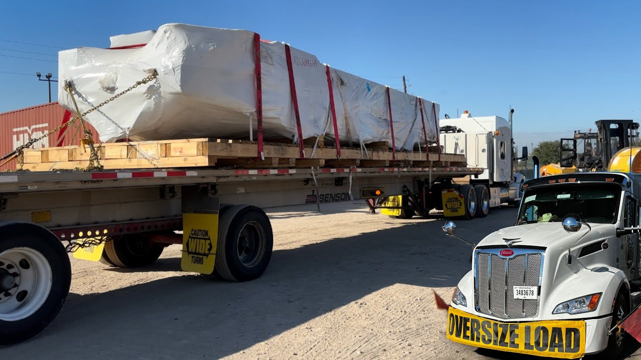 My first Oversize Load in my new 2024 semi truck! (ATS) *THATS ...