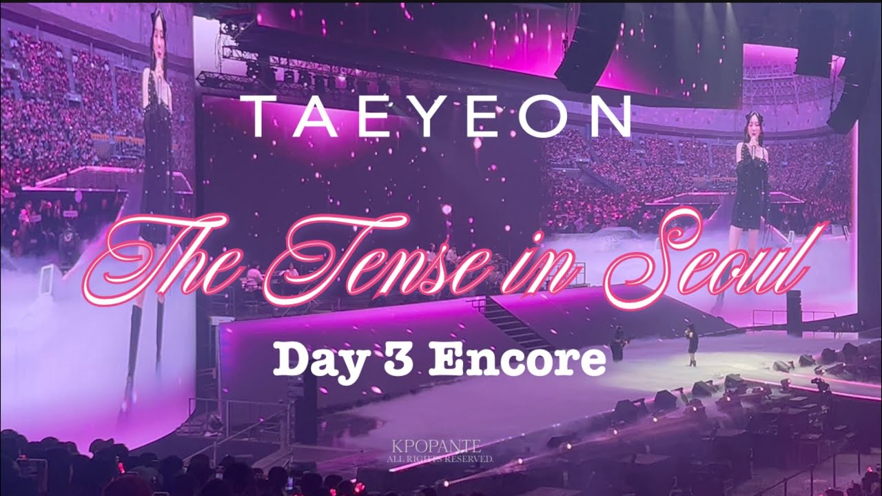 [4K] TAEYEON The Tense in Seoul Full Concert Encore - YouTube