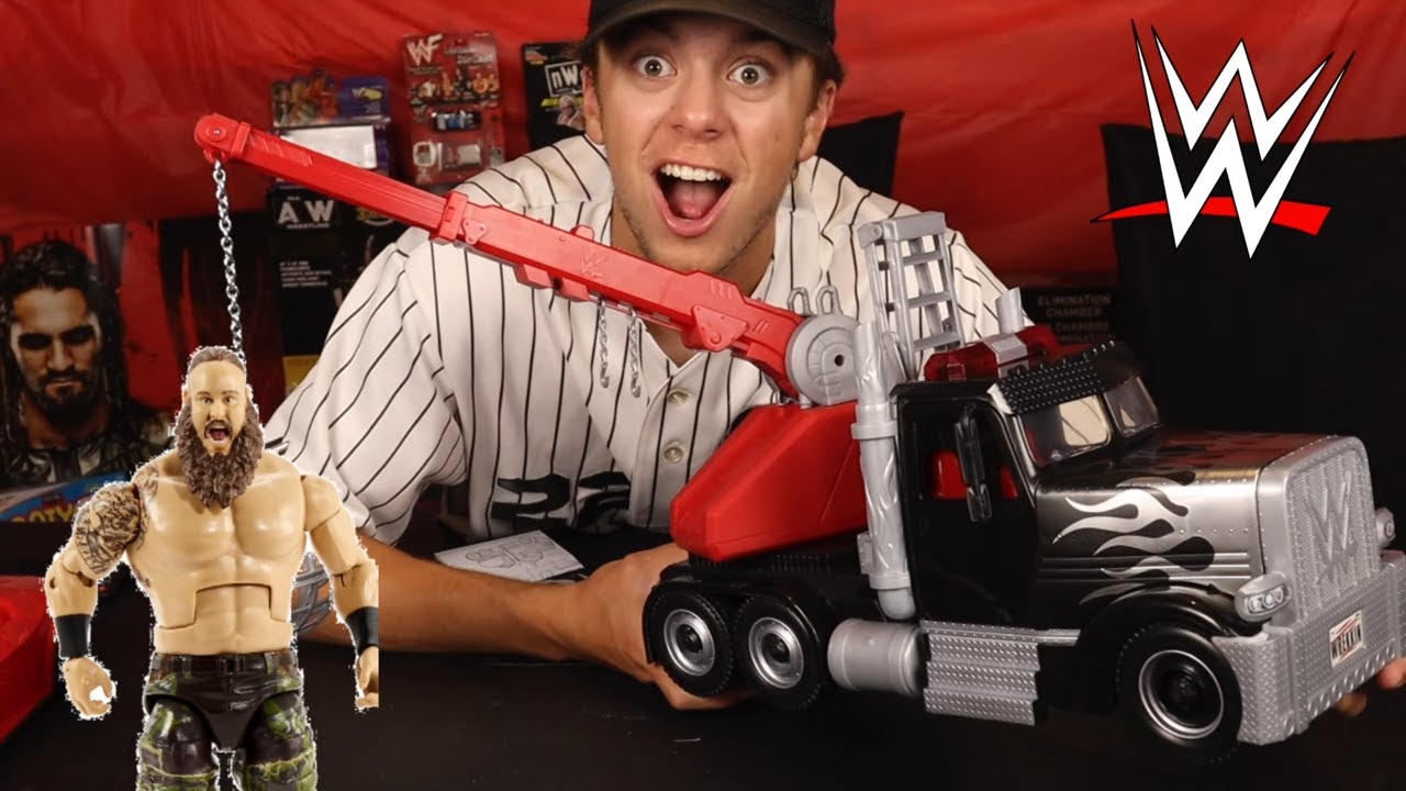 WWE Action Figure TOY Semi Truck Wrekkin Rampage RIG PLAYSET REVIEW ...