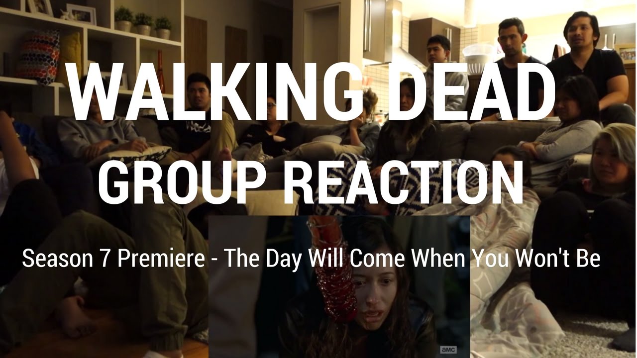 Walking Dead Premiere 7x1 Group Reaction to Negan's Kills - YouTube