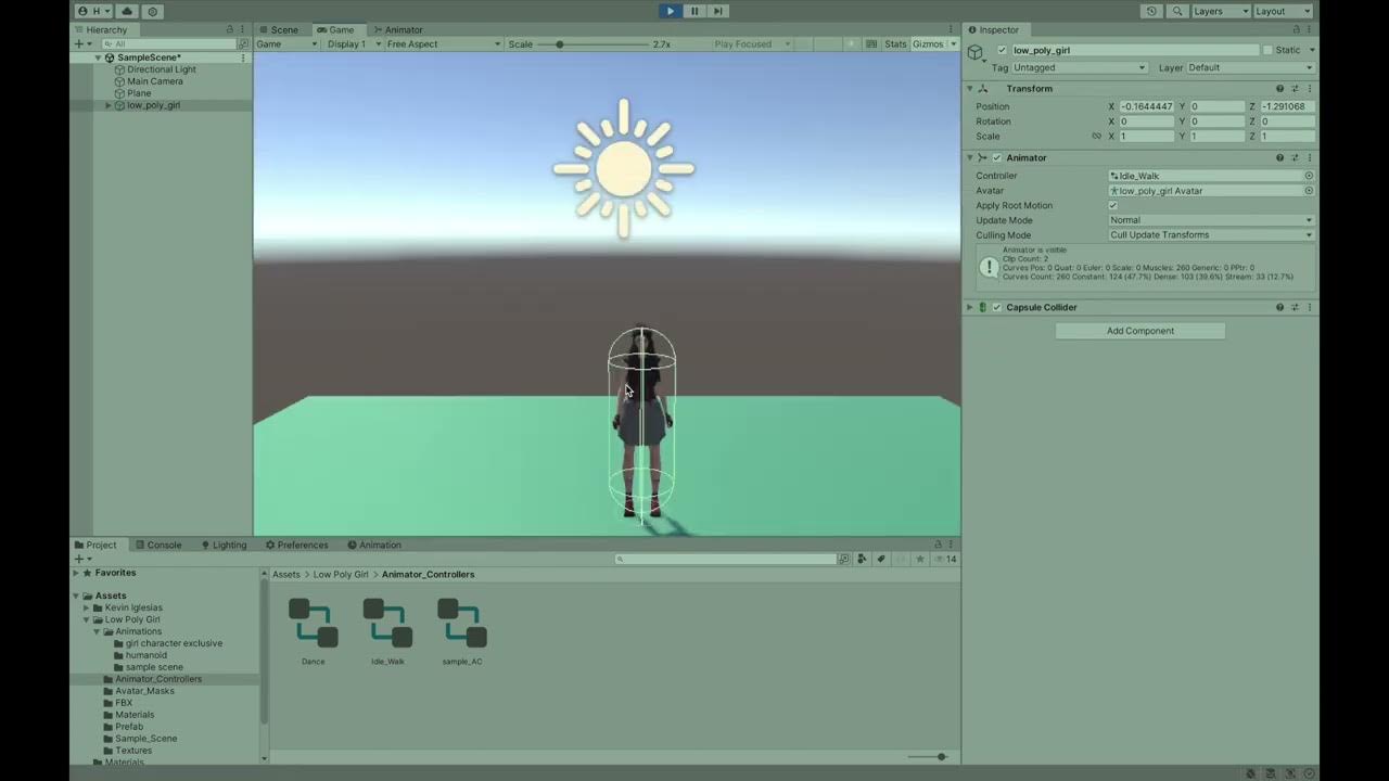 Unity: Creating an Animated Player Character - YouTube