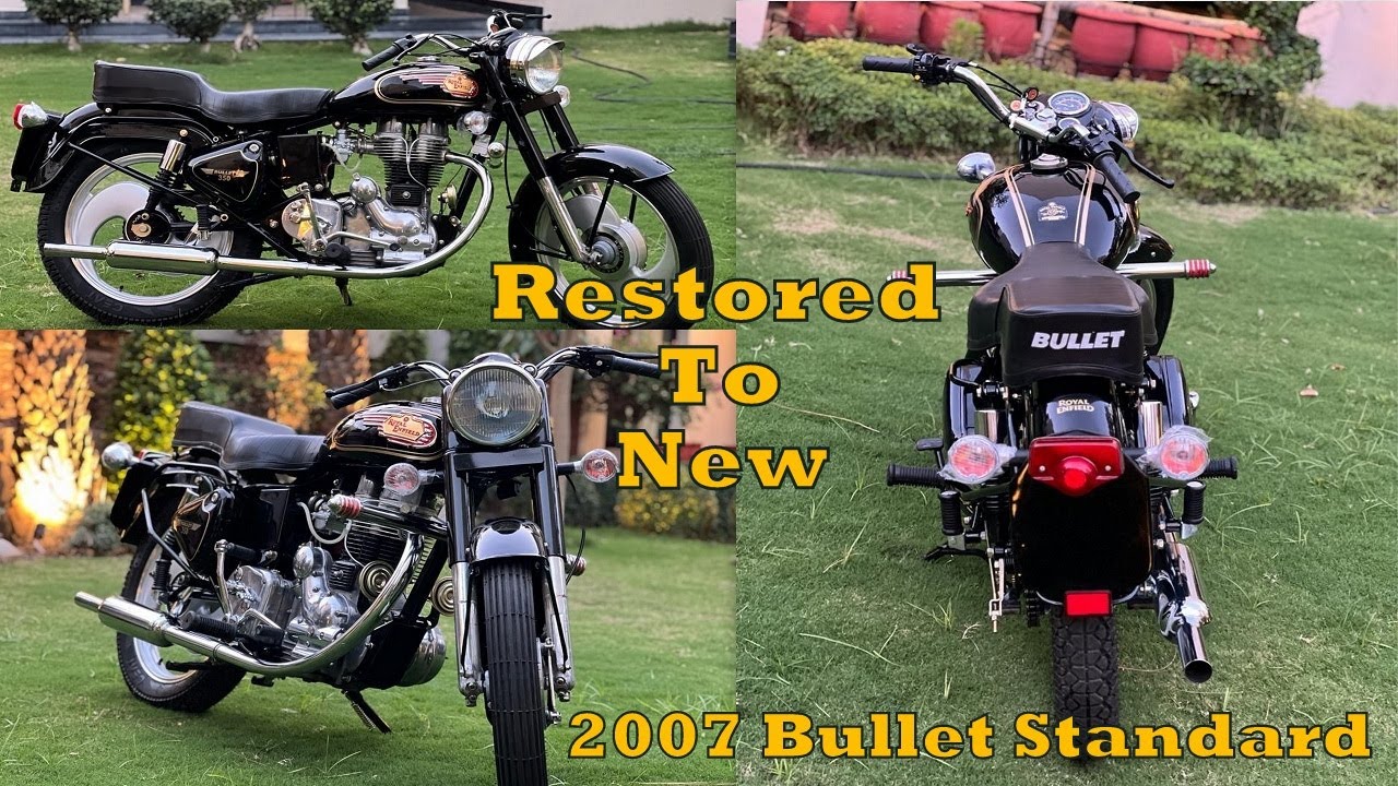 Old Model Bullet | 2007 Bullet Restoration | Paint Job ...