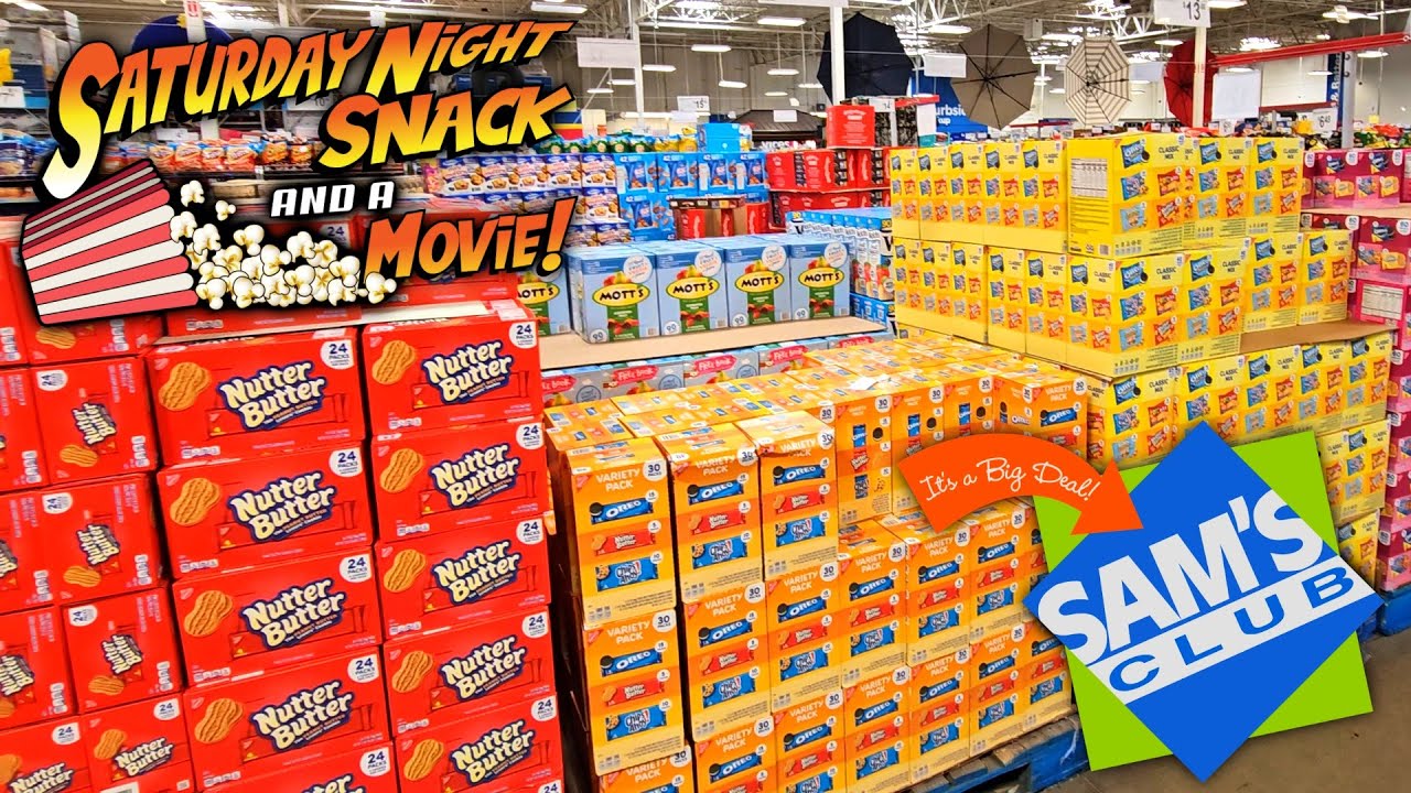 TONS OF MOVIE NIGHT SNACKS AT SAMS CLUB !! - YouTube