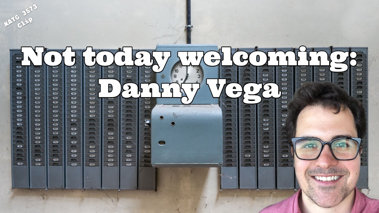 This show is not being recorded today and we are not welcoming Danny ...