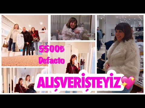 5.500 TL  DEFACTO ALIŞVERİŞİMİZ🛍️ÇOK YAKINDA BİR SÜRPRİZİMİZ VAR⁉️ÇEKİLİŞ YAPACAĞIM🎁AVM DE KORKTUK😱