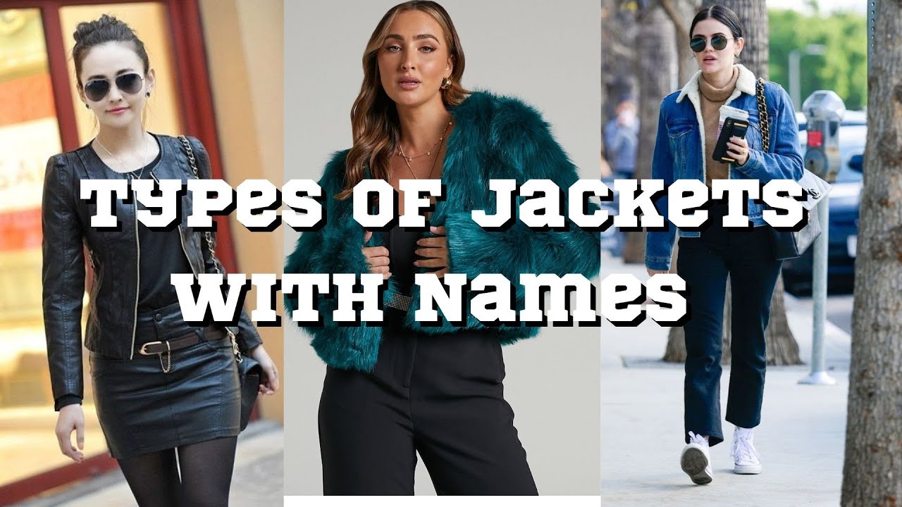 Types of jackets with their names | Fashion Enchantress Gur - YouTube