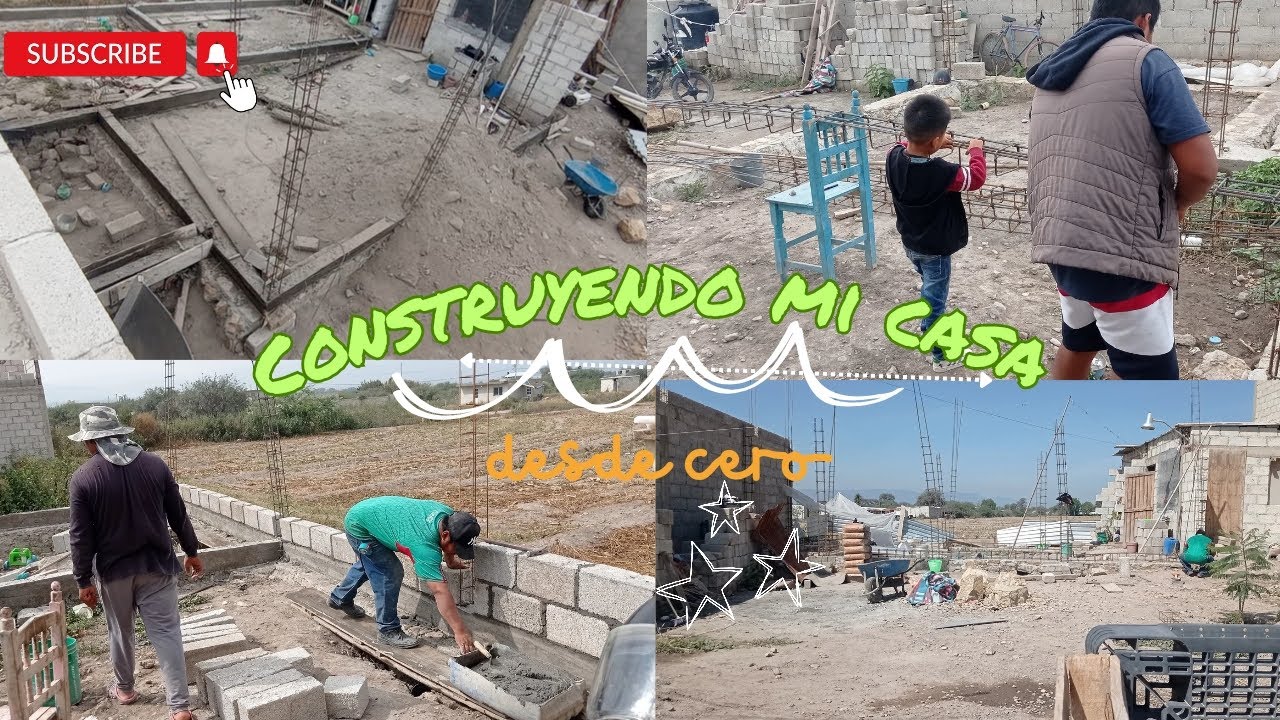 CONSTRUYENDO MI CASA DESDE CERO! 🏡 Parte 2: piedra y cadenas - YouTube