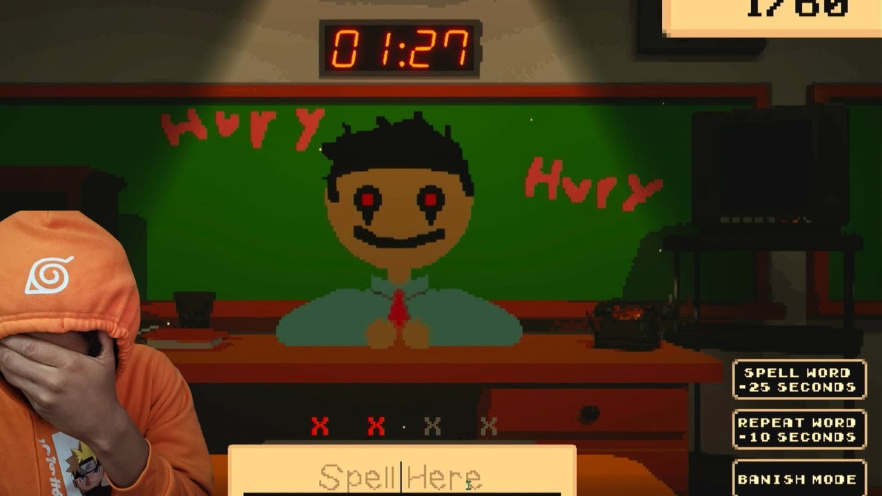 A HAUNTED SPELLING TEST?? (THREE HORROR GAME SPECIAL) - YouTube