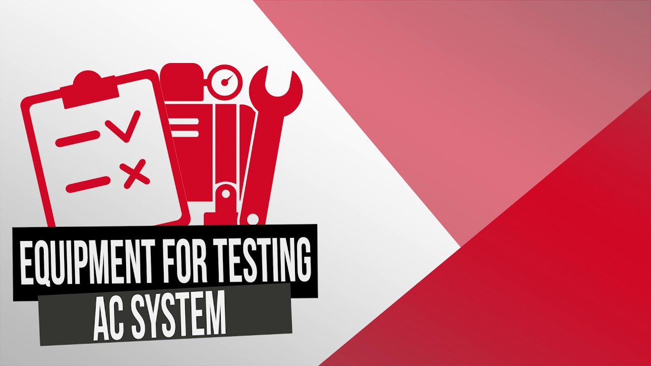 Equipment for testing AC system - YouTube