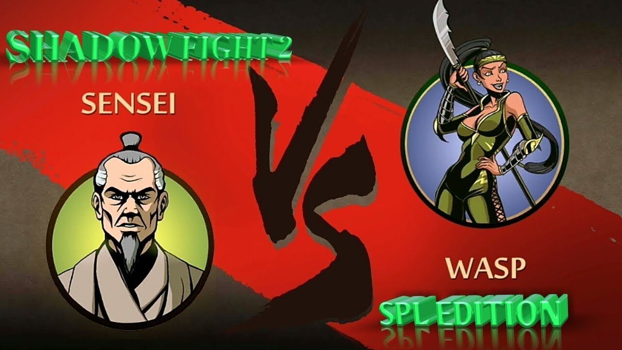 SENSEI VS WASP!! SHADOW FIGHT 2 SPECIAL EDITION - YouTube