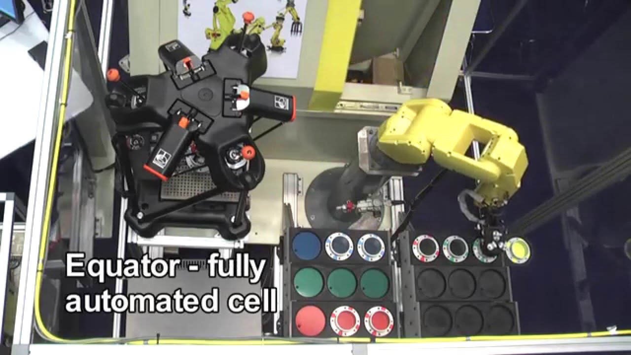 Renishaw Equator Robot with Autocomp - YouTube