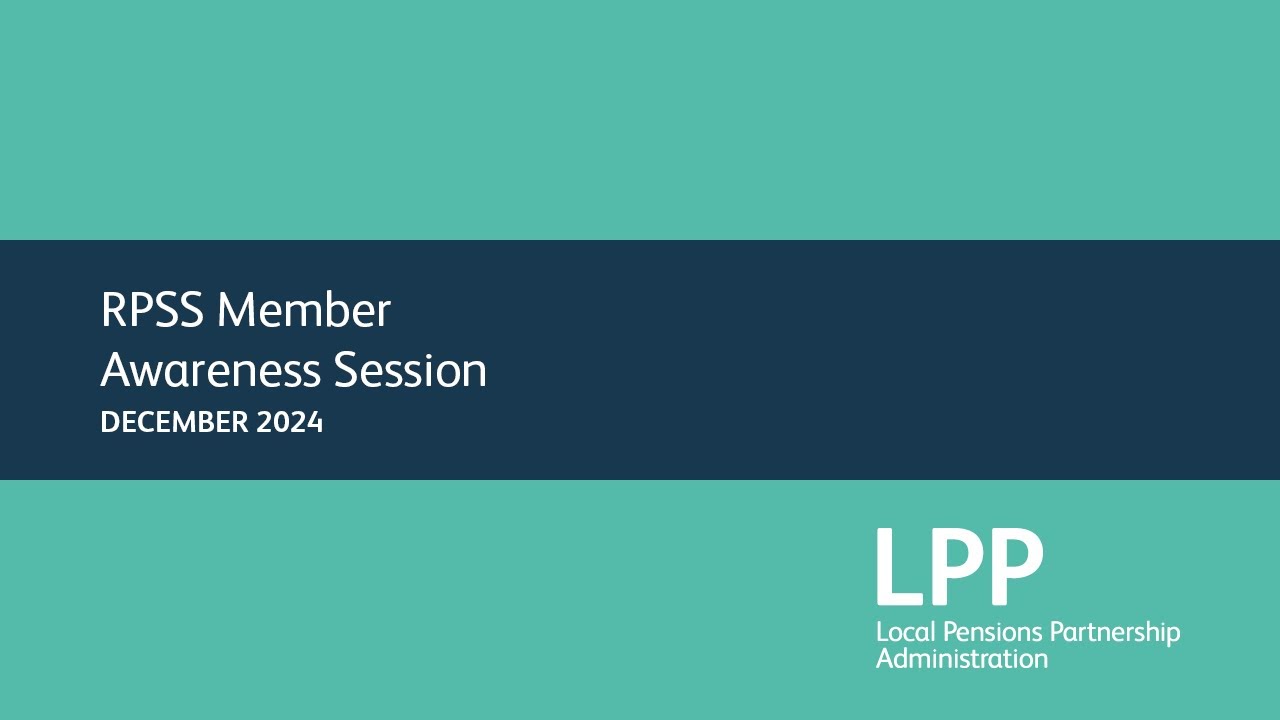 RPSS member awareness session - December 2024 - YouTube