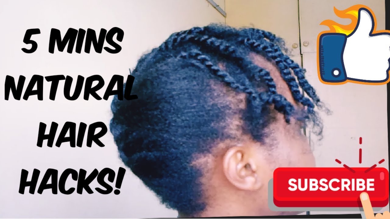 5 Mins Natural Hair Hacks Part 2 - YouTube