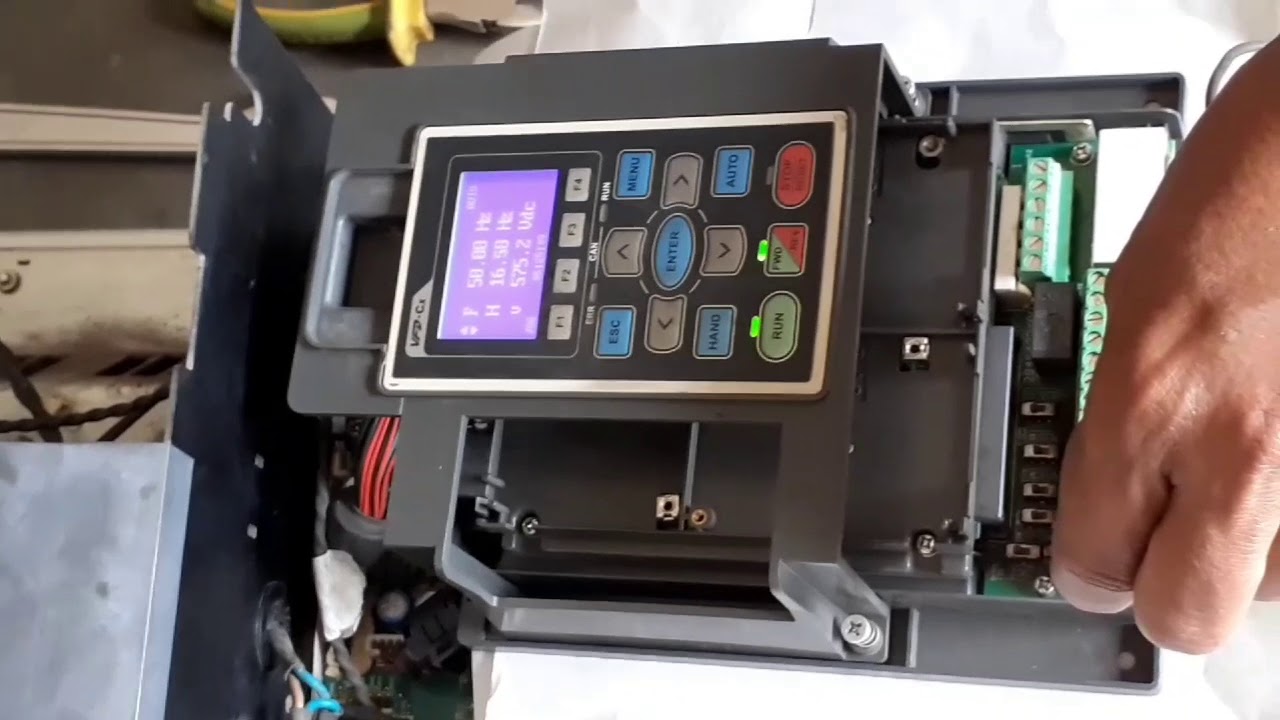 inverter vsd DELTA C2000 - YouTube