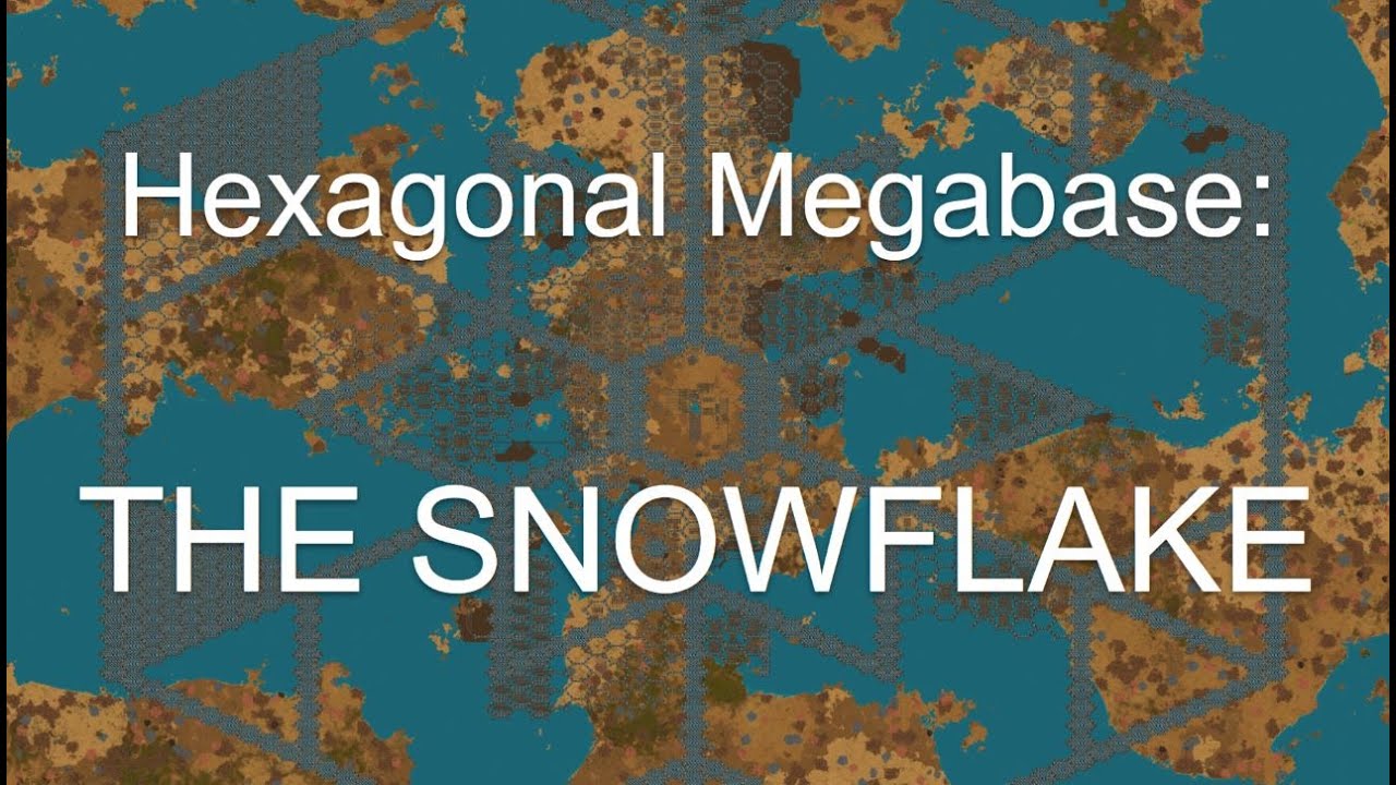 The Snowflake: A Hexagonal Megabase | Factorio | Megabase Tour - YouTube