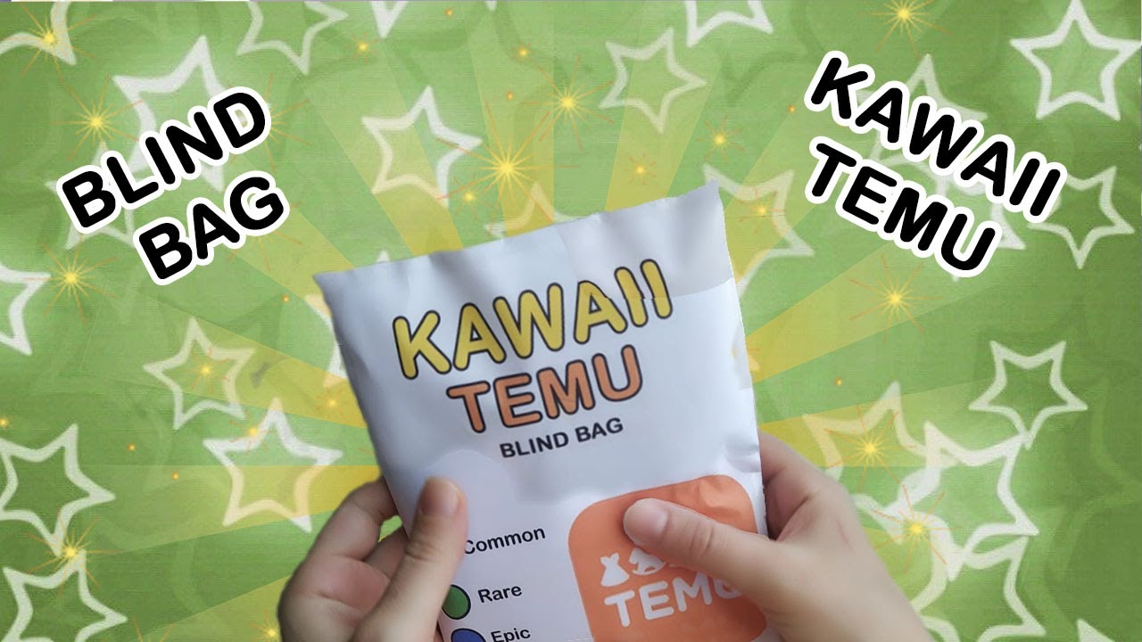 DIY 💙 TEMU blind bag 🧡 KAWAII #temu #unboxing #asmr #sanrio #craft # ...