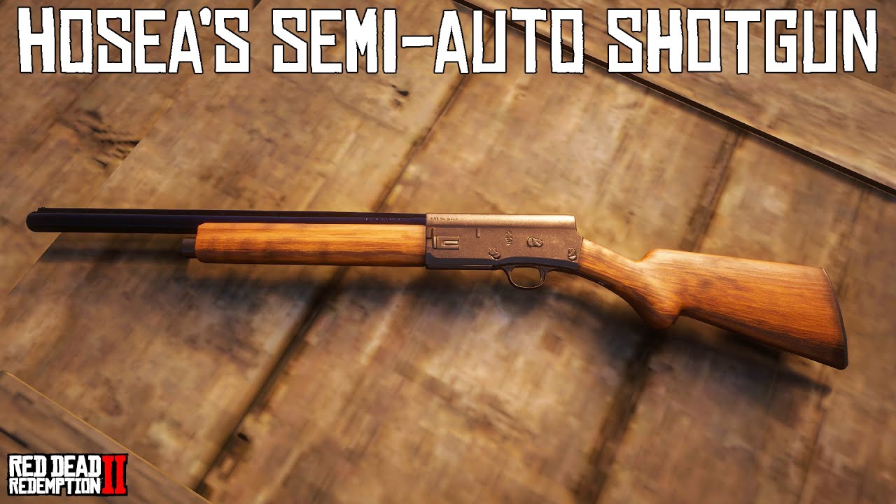 How to Make Hosea's Semi-Auto Shotgun | RDR2 - YouTube