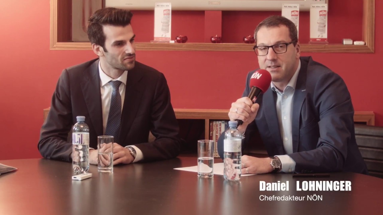 Landtagswahl 2018: Spitzenkandidat der FPÖ Udo Landbauer im NÖN ...