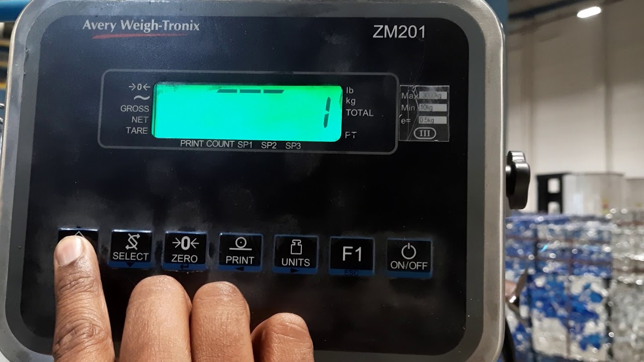 Avery weigh-Tronix ZM201 - YouTube