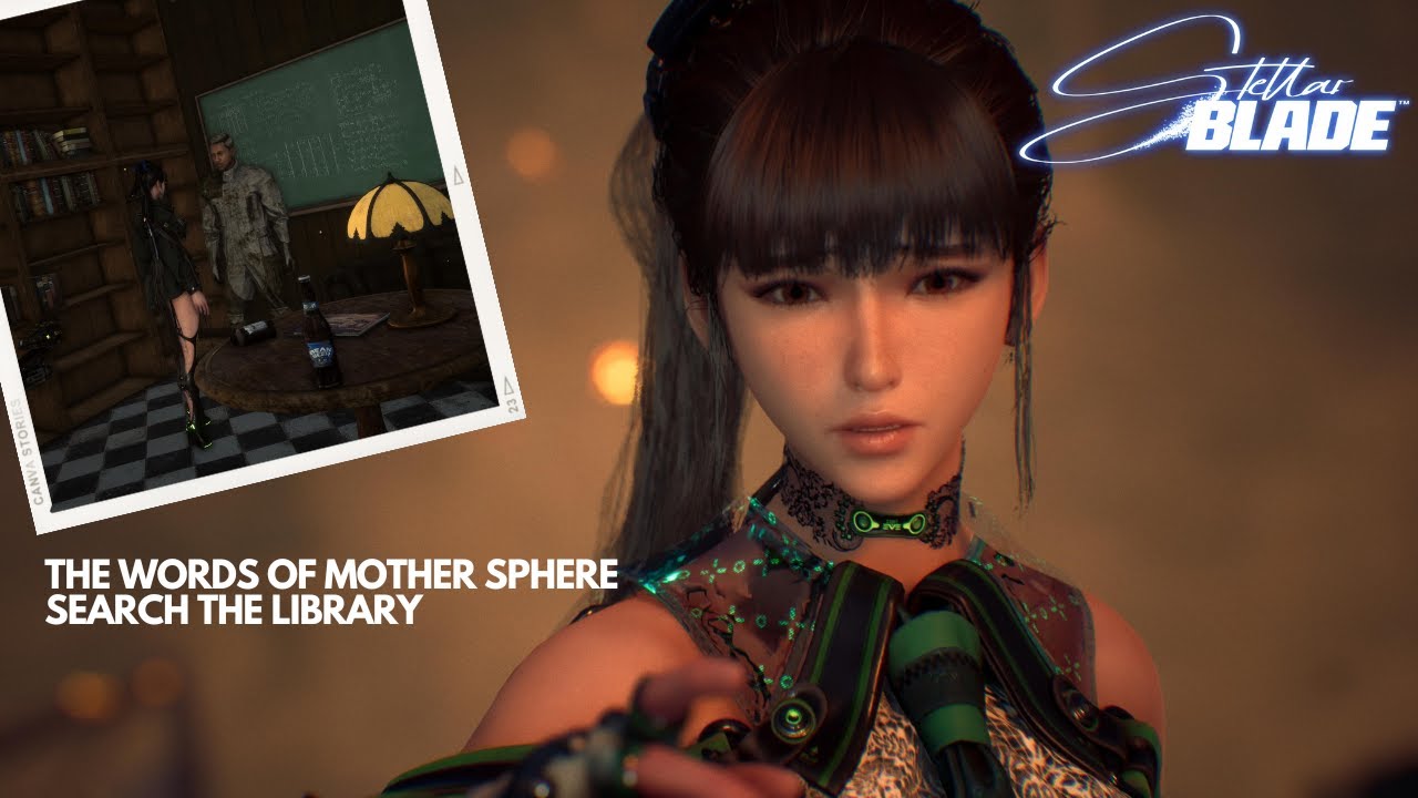 How to Complete The Words Of Mother Sphere - Search The Library - Stellar Blade - YouTube