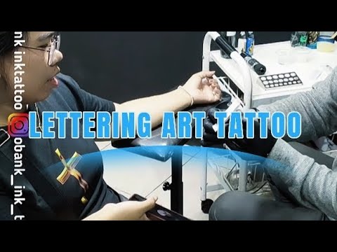 LETTERING SMALL TATTOO | BY OBANK INK TATTOO - YouTube