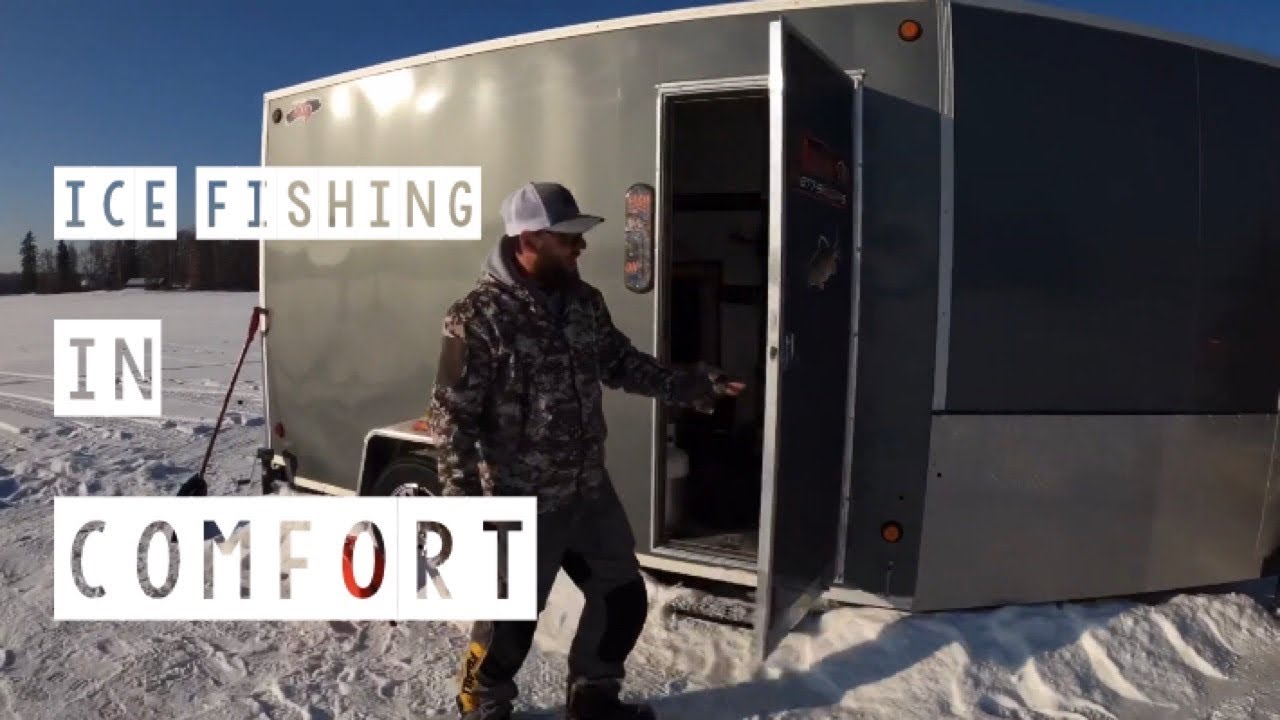 Cargo Trailer Conversion - Ice House Walk Around #thelocatorsoutdoors # ...