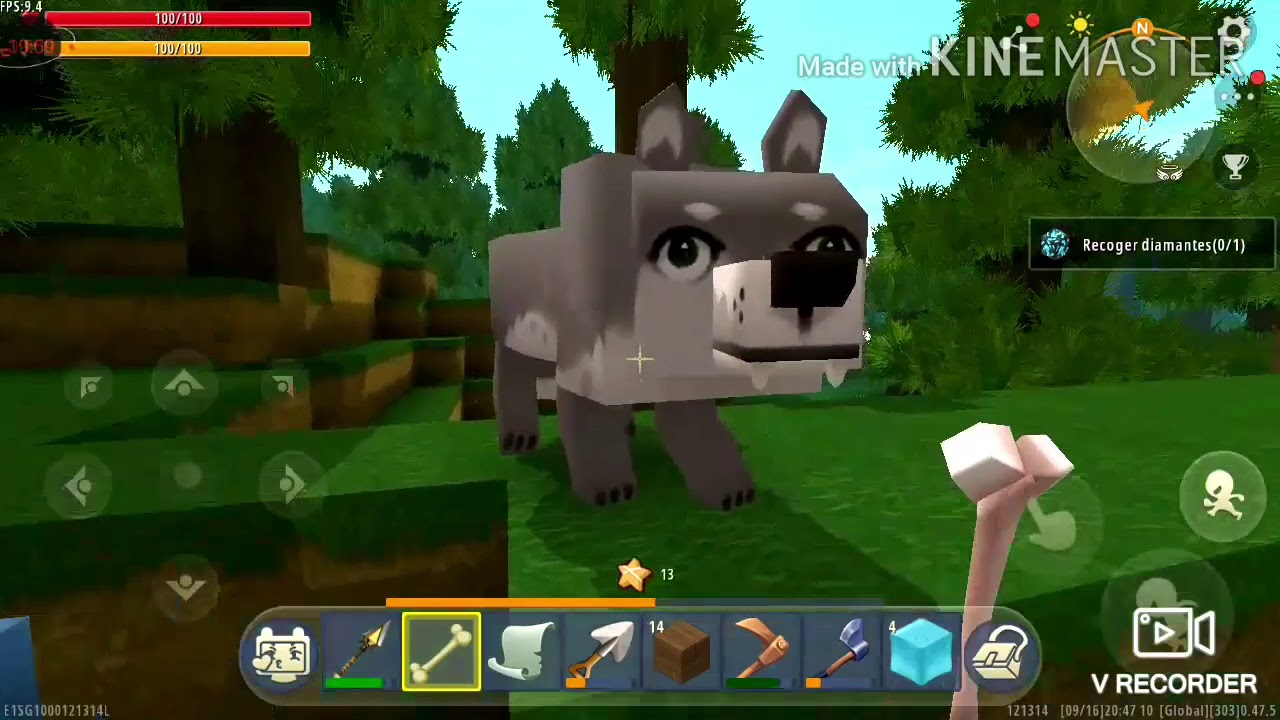 Mini World Survival Ep. 5 Domesticando un lobo - YouTube